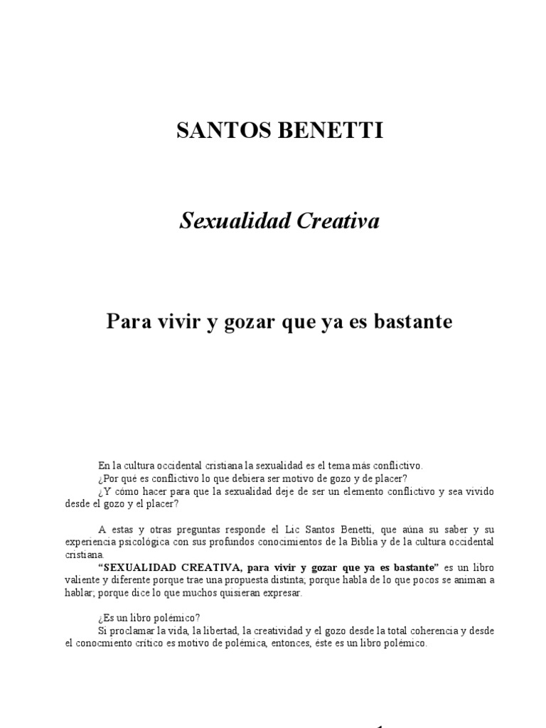 Sexualidad Creativa Pdf