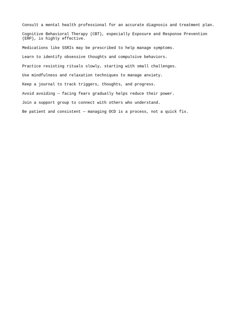 Ocd | PDF