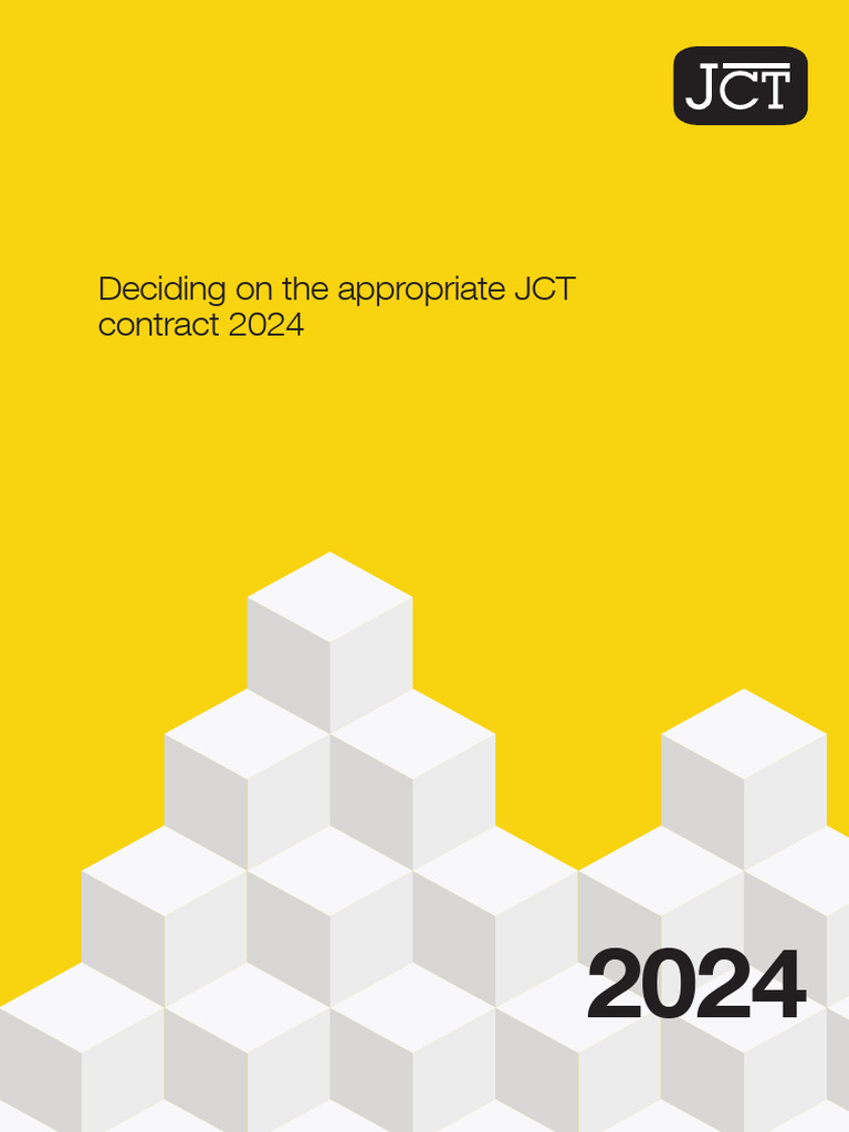 Choosing the Right JCT Contract 2024 | PDF | Procurement ...