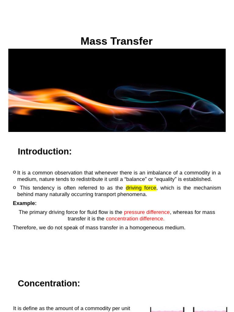 Understanding Mass Transfer Principles | PDF | Diffusion | Heat Transfer