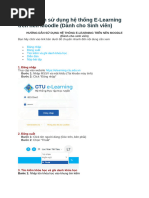 Hướng Dẫn Đăng Nhập Vào Trang CST | PDF