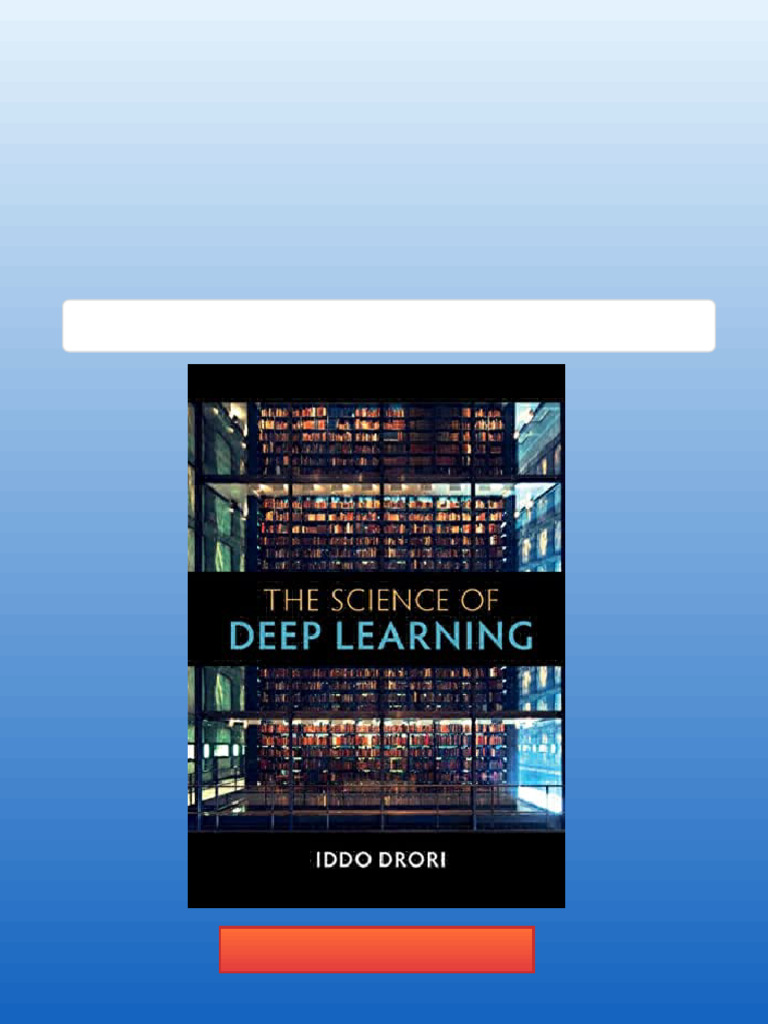 The Science of Deep Learning Iddo Drori pdf download | PDF | Computational Neuroscience | Learning