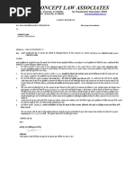 Hindi Notice Draft Format | PDF