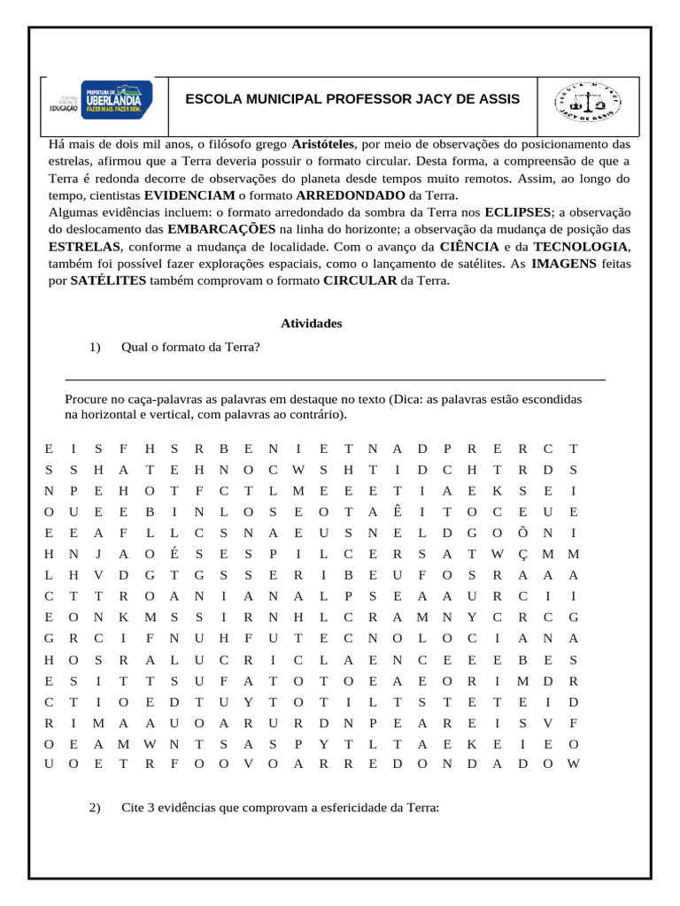 Formato da Terra | PDF | Terra | Satélite