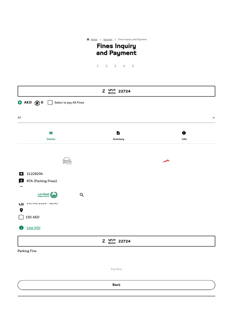 Fines Inquiry and Payment | PDF