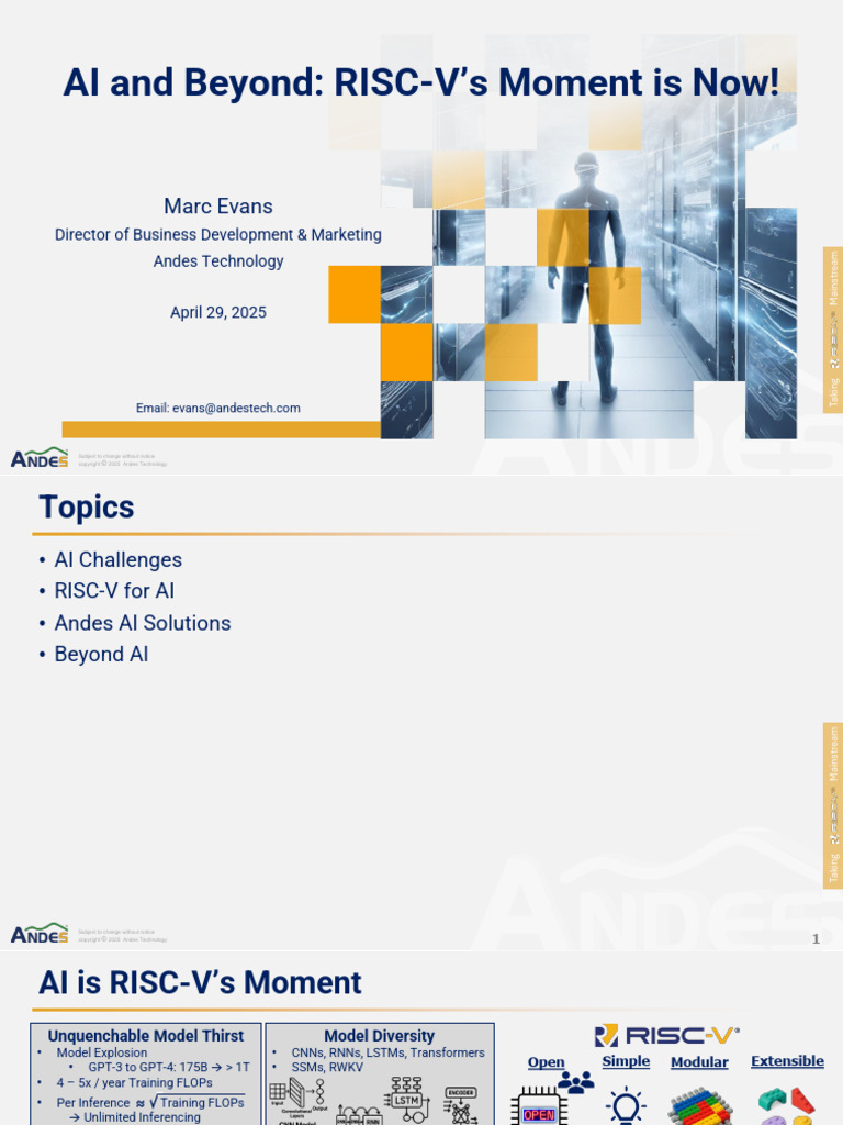 RISC-V Innovations for AI Solutions | PDF | Digital Signal Processor ...