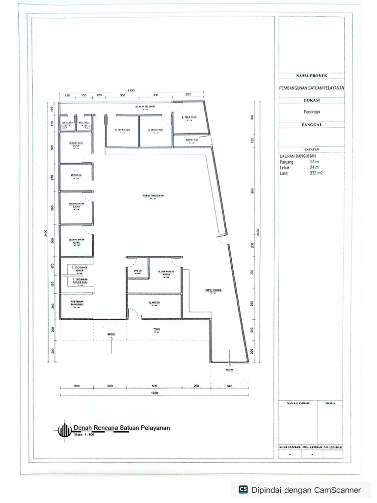 Denah Layout Bangunan | PDF