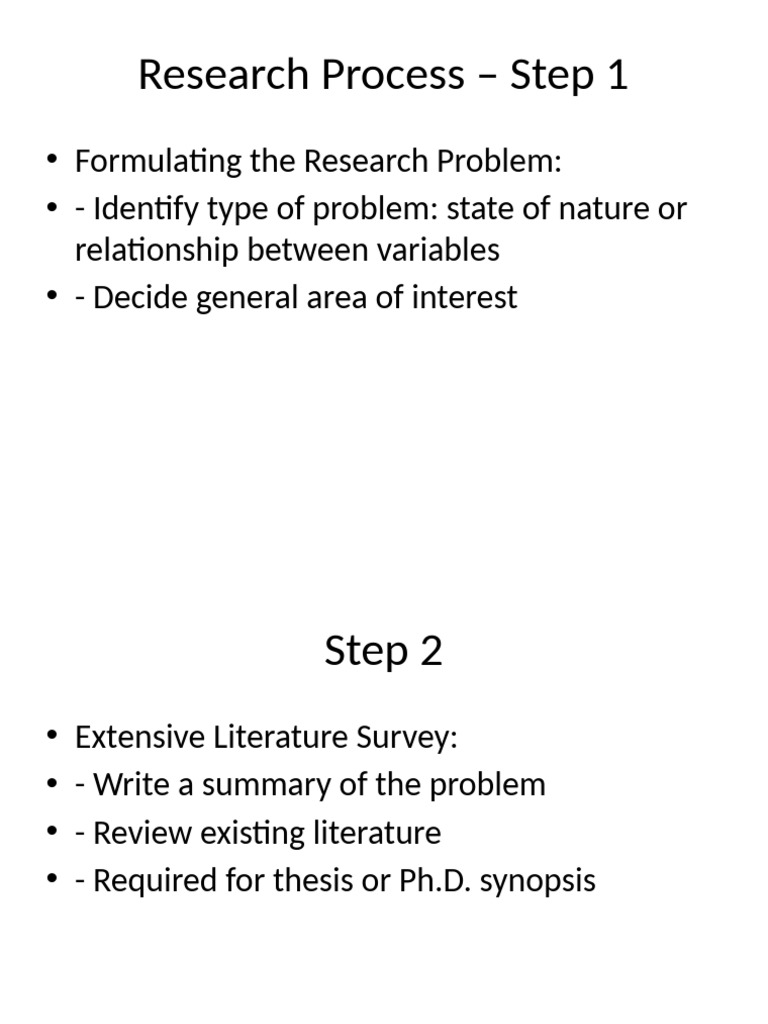 Research Process RM IPR | PDF