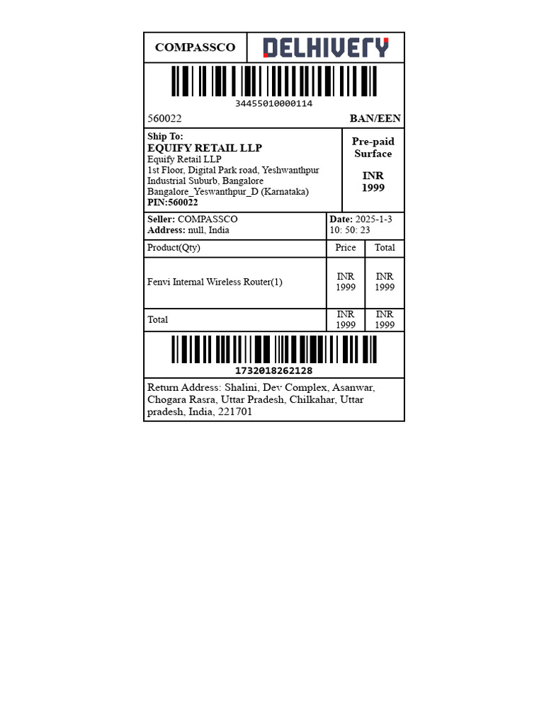 Shipping Label | PDF