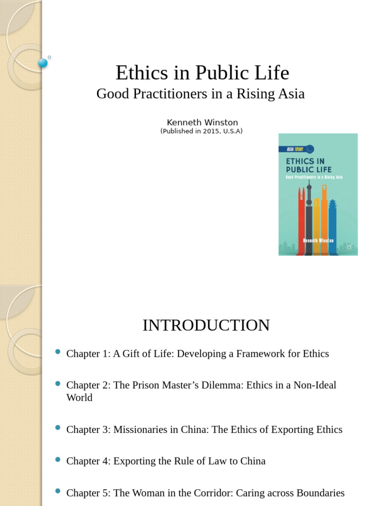 Case Study Ethics in Public Life by Kenneth | PDF | Relativism | Social ...