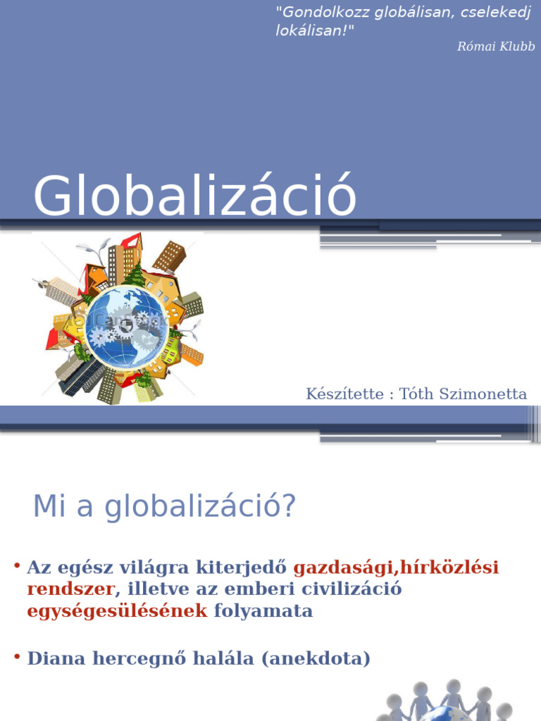 Globalizáció | PDF