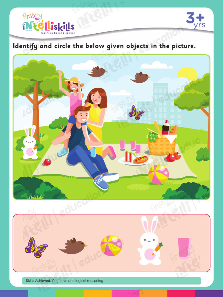 Identify and Circle The Below Given Objects in The Picture | PDF