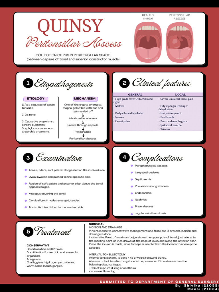 Quinsy GS | PDF | Medical Specialties | Diseases And Disorders