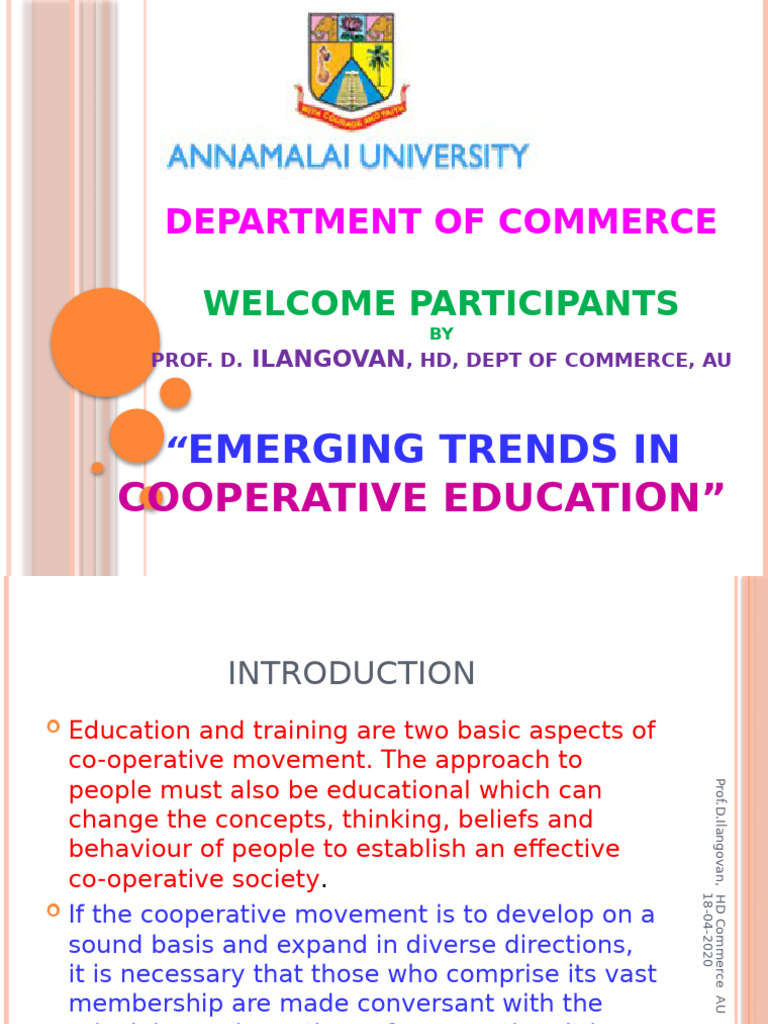 Cooperative Education and Training Overview | PDF | Cooperative | Knowledge