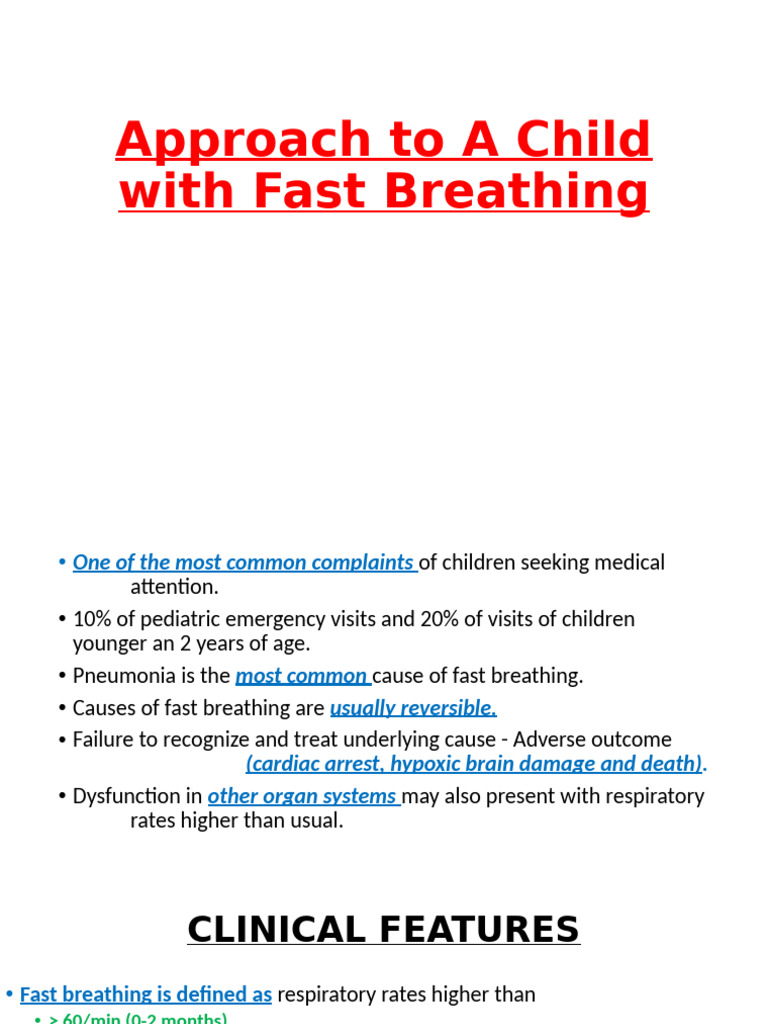 Approach To LRTI (Fast Breathing), Approach To Wheezing, Bronchiolitis ...