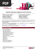 ESMO 2025 Abstract Regulations FINAL | PDF | Cancer | Abstract (Summary)