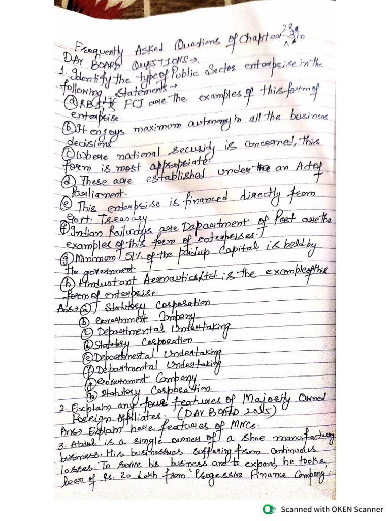 Revision Sheet of Case Based Questions | PDF