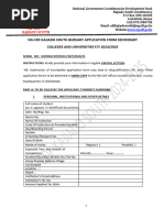 Konoin NG-CDF Bursary Form 2025 | PDF
