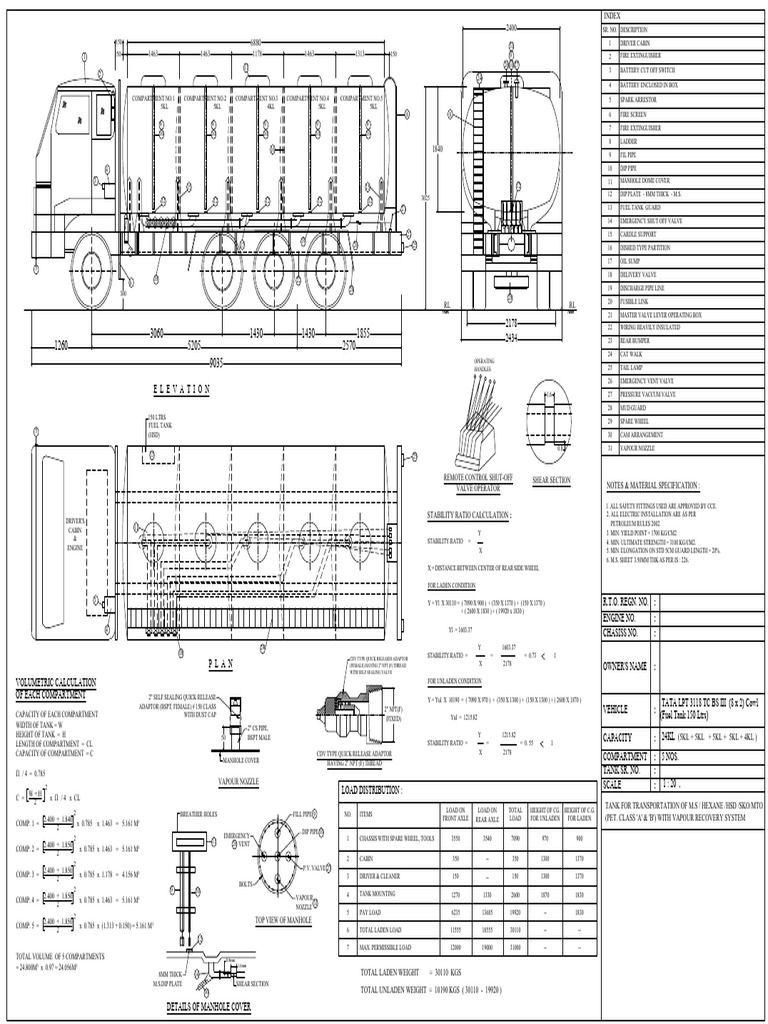 Fuel Tank Specifications and Design Details | PDF | Land Vehicles ...