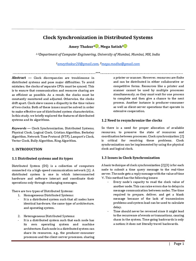 Vector Clocking in Distributed Systems | PDF | Distributed Computing | Computing