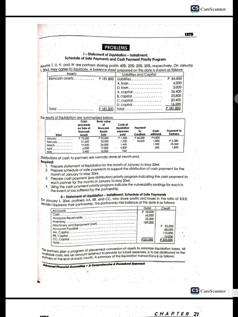 Installment Liquidation | PDF