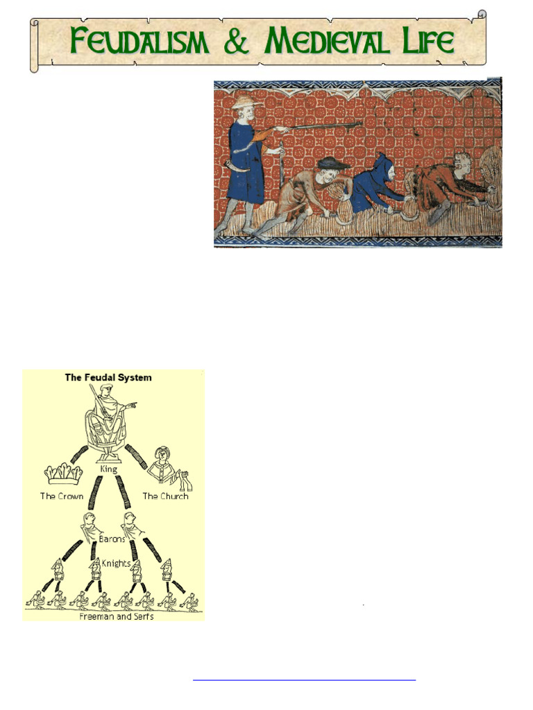 02+ +Feudalism+Reading+Worksheet | PDF | Feudalism | Serfdom