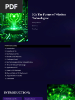 5G Technology Presentation | PDF