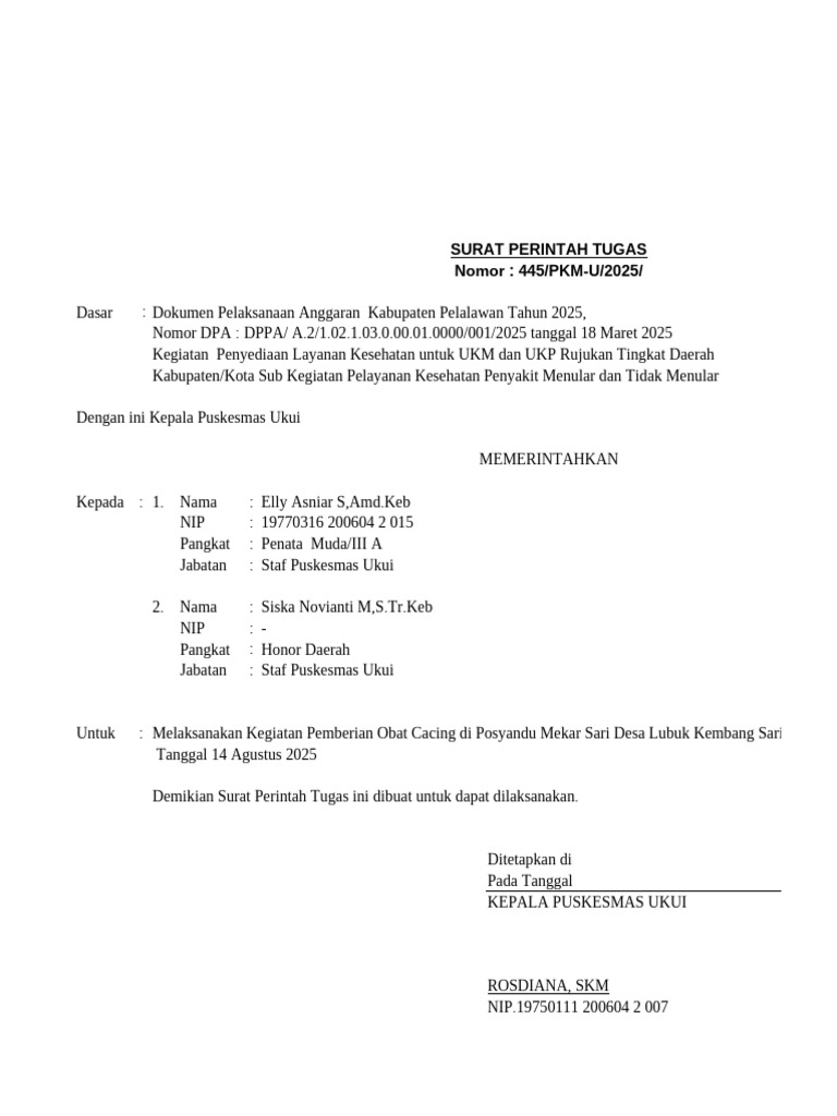 SPT 2025 Cacing | PDF