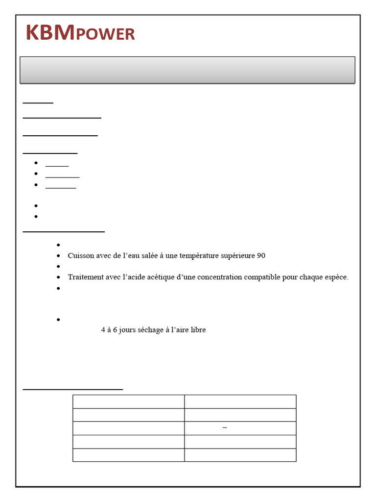Holothurie Tubuleuse : Fiche Technique | PDF