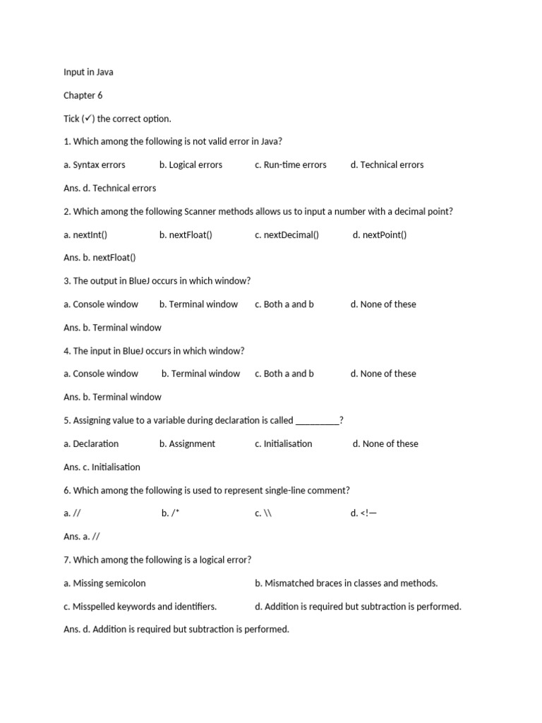 Input in Java | PDF | Command Line Interface | Computer Programming