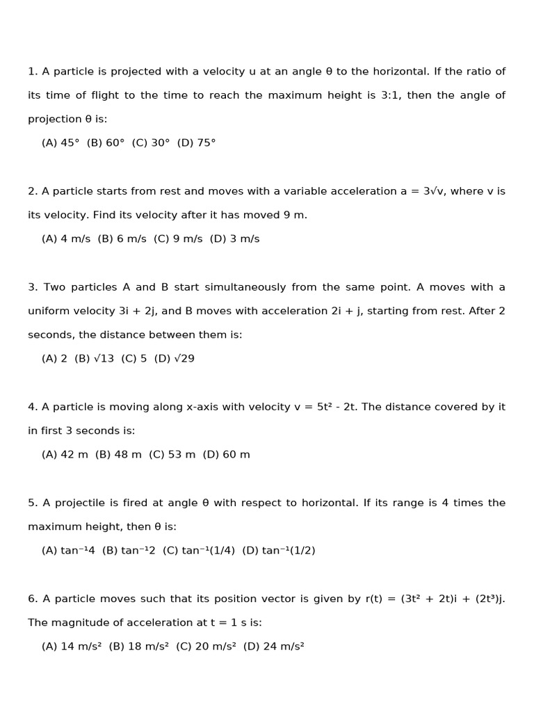 Conceptual Physics MCQ Collection | PDF | Force | Friction
