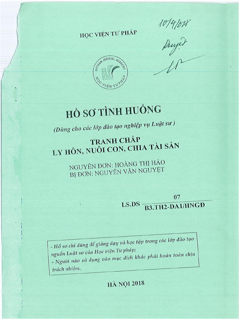 Ho So Dan Su So 07 - HNGD - 2018 | PDF