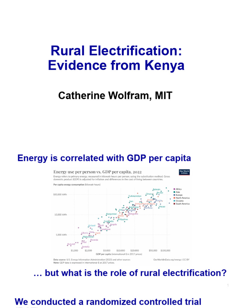Rural Electrification Talk | PDF