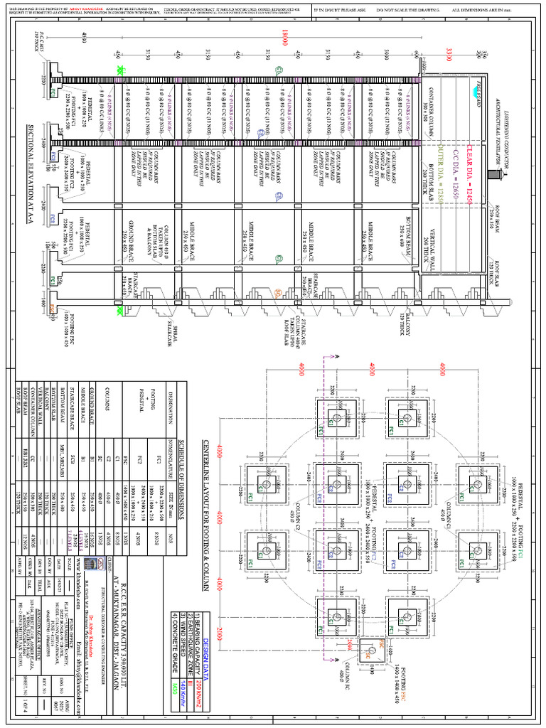 Muktainagar Jalgaon ESR 390000 Lit Drawing | PDF