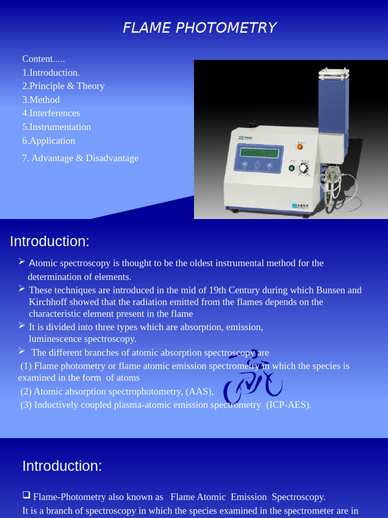 Flame Photometry Full | PDF | Emission Spectrum | Spectroscopy