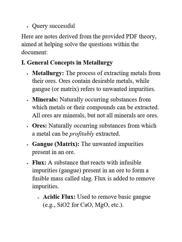 Metallurgy Cee | PDF | Ore | Metals
