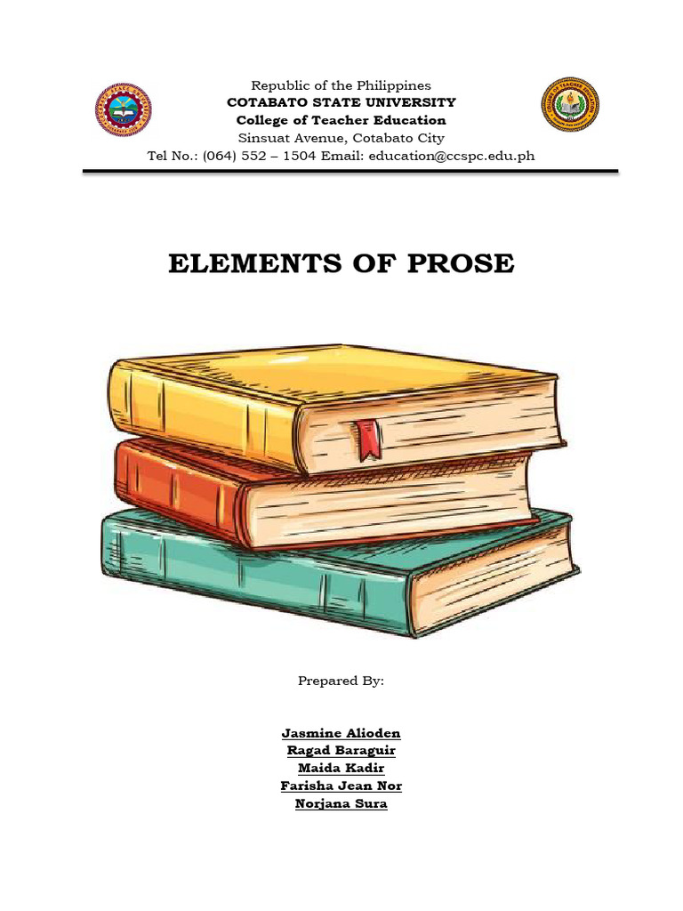 Elements of Prose | PDF | Narration | Plot (Narrative)