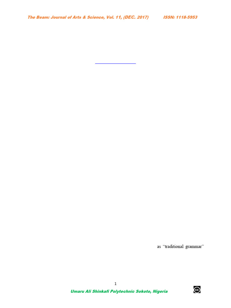 Syntactic Theory and Traditional Grammar, The Usefulness of Syntactic Theory | PDF | Syntax | Phrase