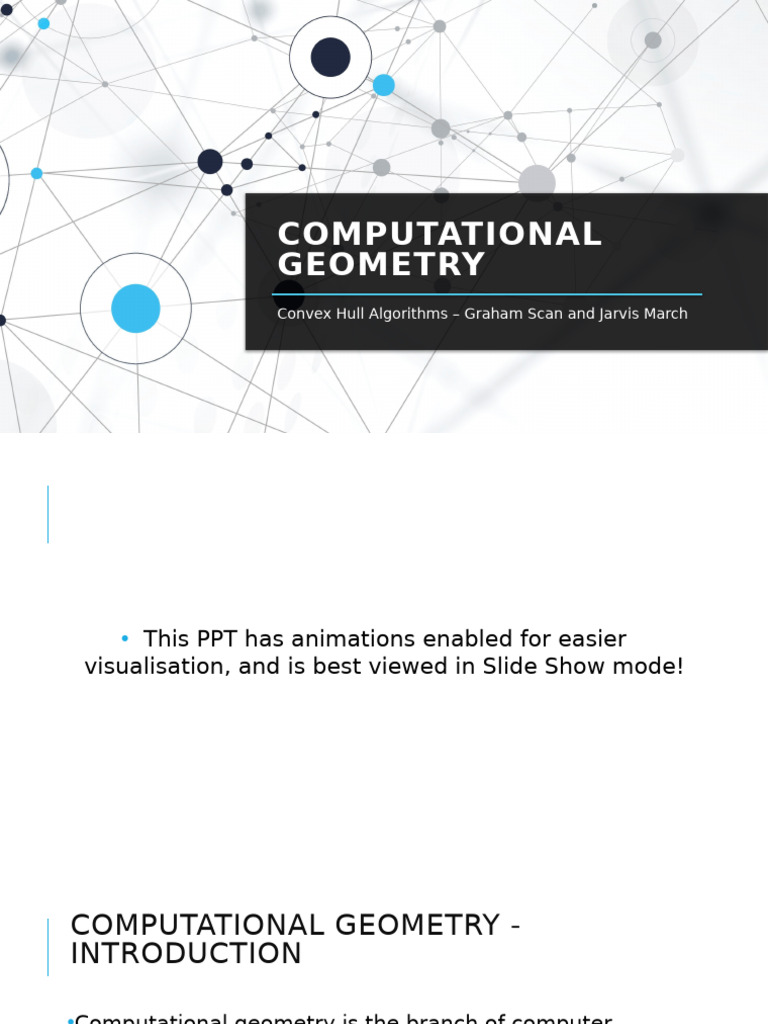 Computational Geometry - DAA | PDF | Convex Set | Geometry