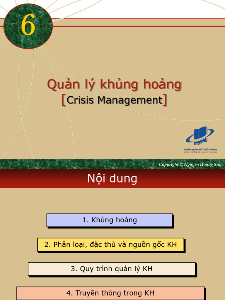 CHÆ ̄Æ NG 6-QUáo¢N LÃ_ KHá»¦NG HOáo¢NG | PDF