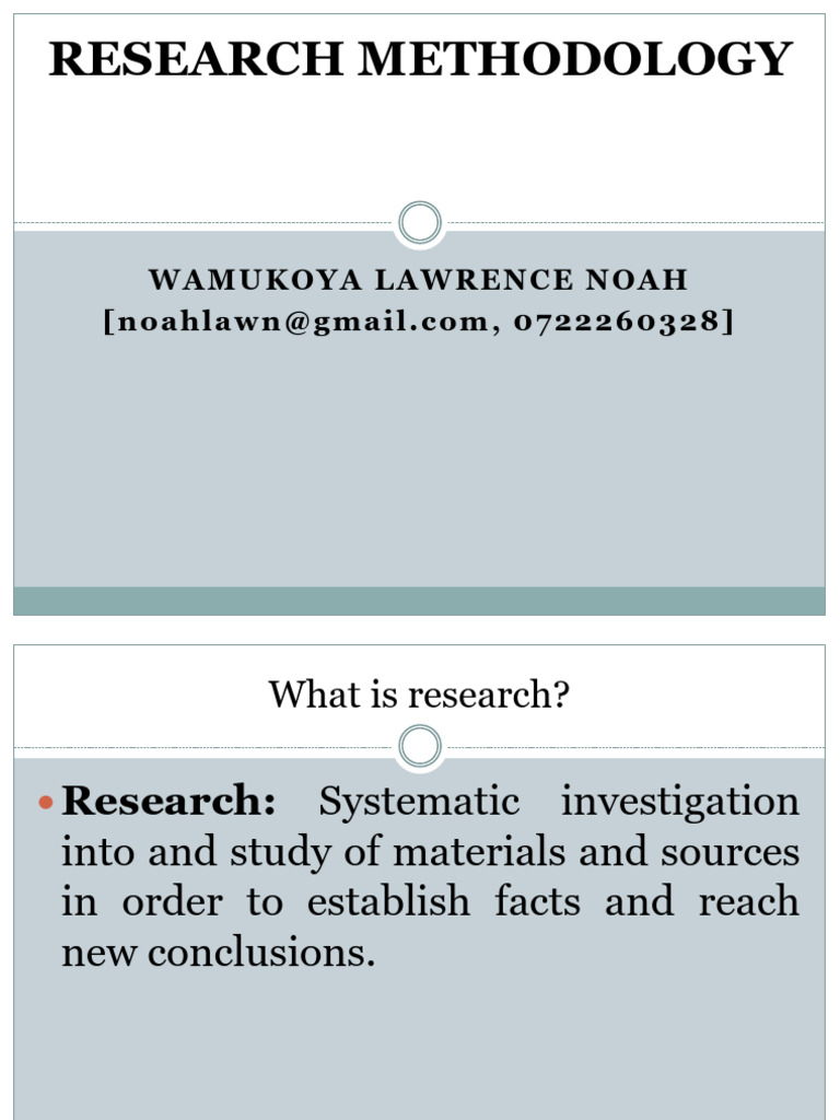 1. Introduction to Research Methodology in Clinical Medicine^ | PDF | Sampling (Statistics ...