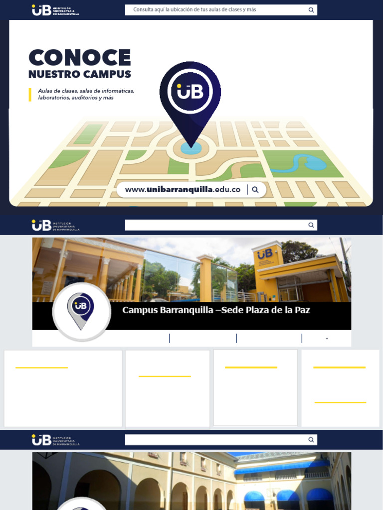 Ubicación de Aulas y Laboratorios IUB | PDF