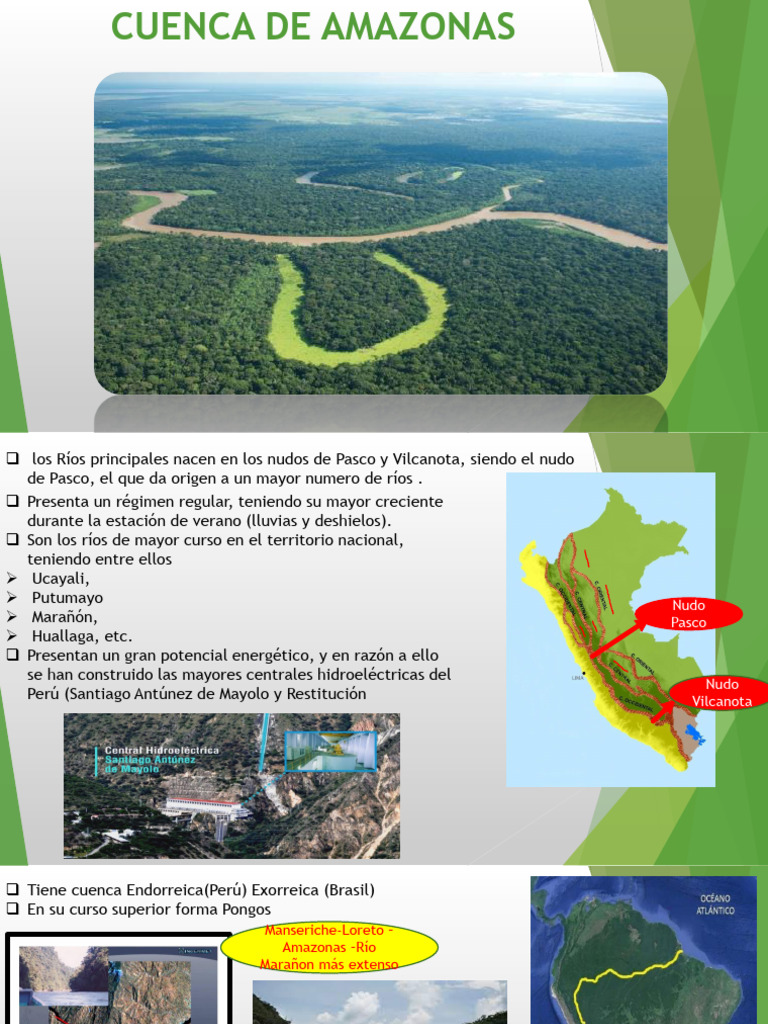 Cuenca del Amazonas: Exorreica y Endorreica | PDF | Perú | río Amazonas