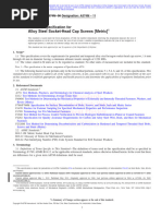 Astm A574-2017 | PDF | Screw | Steel