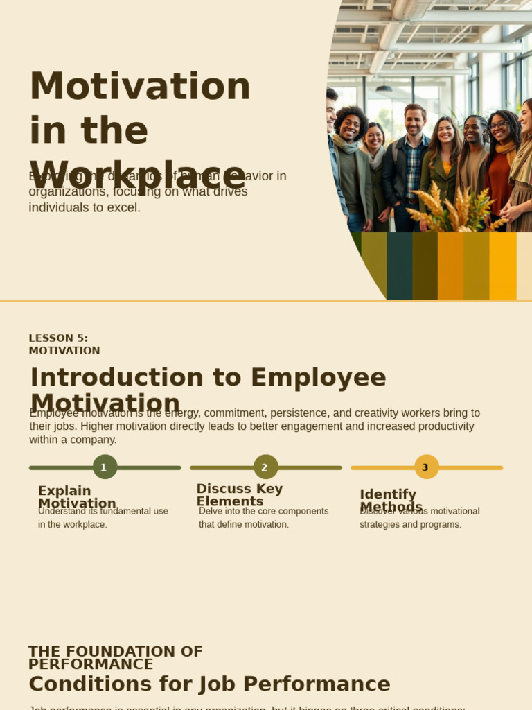 Workplace Motivation Strategies Explained | PDF | Motivational | Motivation