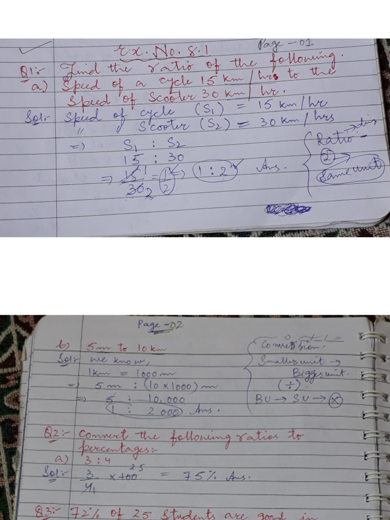 Class 8th Ch. Comparing Quantities | PDF
