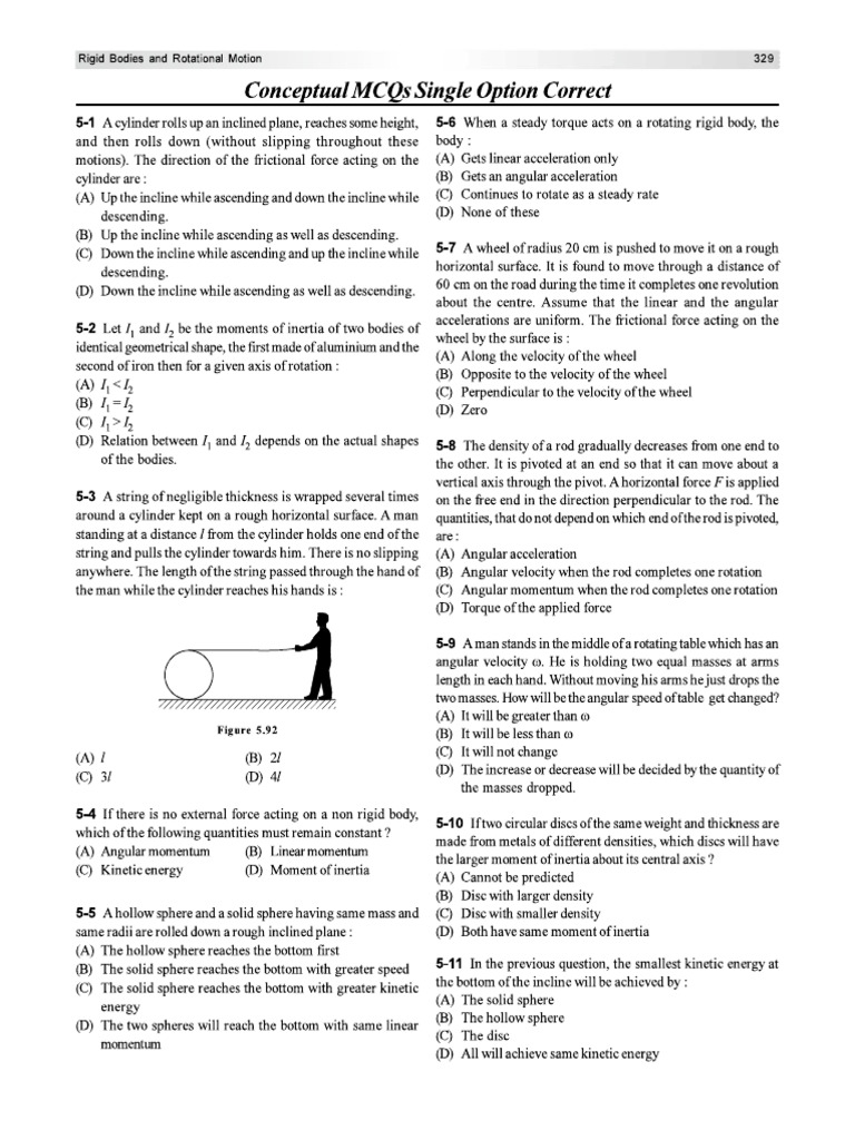 05 Rotational Motion | PDF | Solid Mechanics | Continuum Mechanics