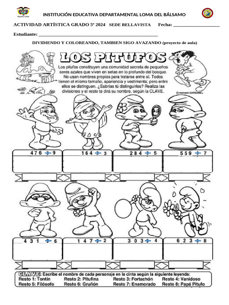 Dibujo Con Divisiones | PDF