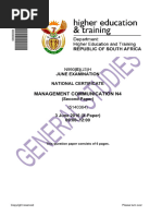 n180 - Communication n5 p2 QP Jun 2024 | PDF | Jargon | Human Communication