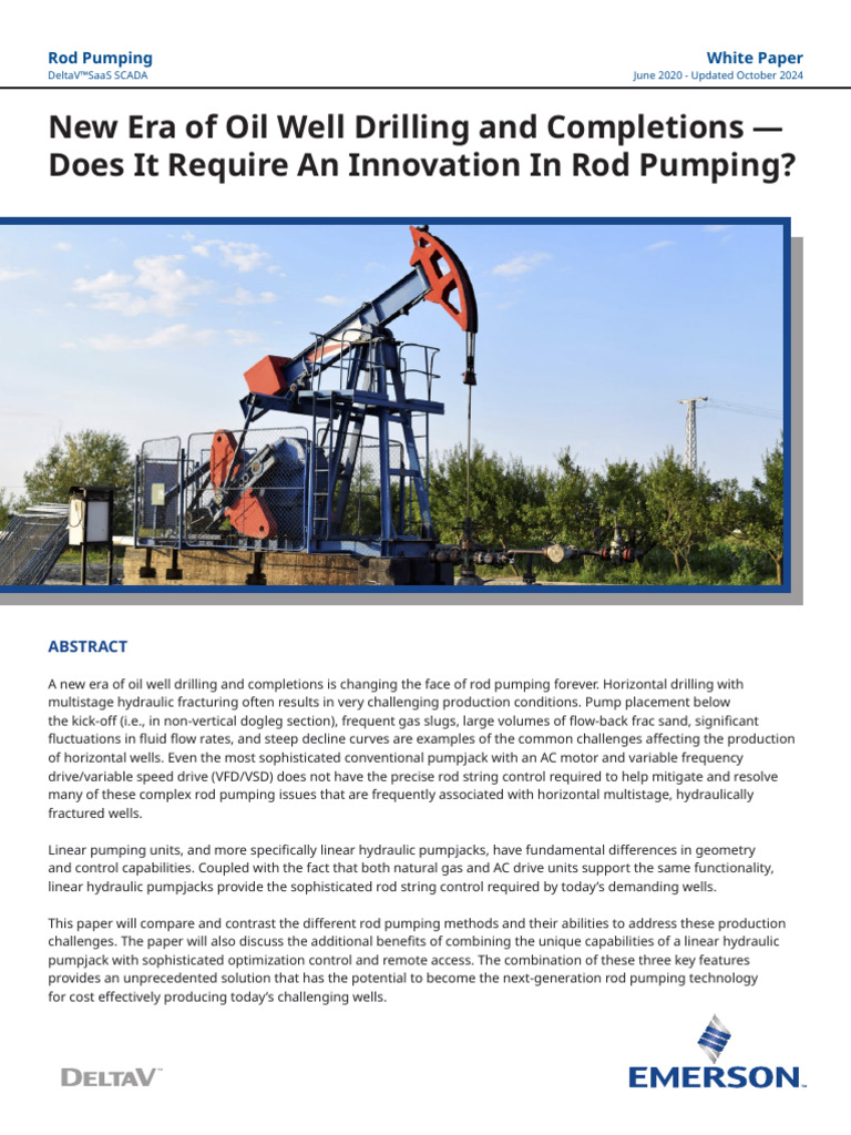 White Paper New Era of Oil Well Drilling Completions Deltav en 6800802 ...